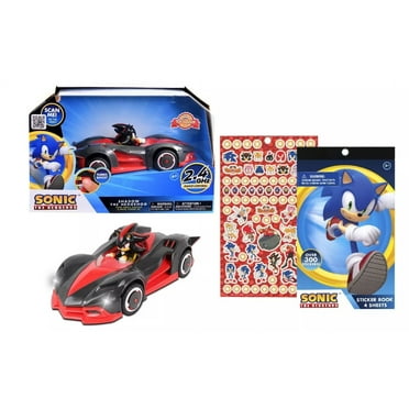 NKOK Sonic Sega All-Stars RC Shadow The Hedgehog Motorcycle - Remote ...