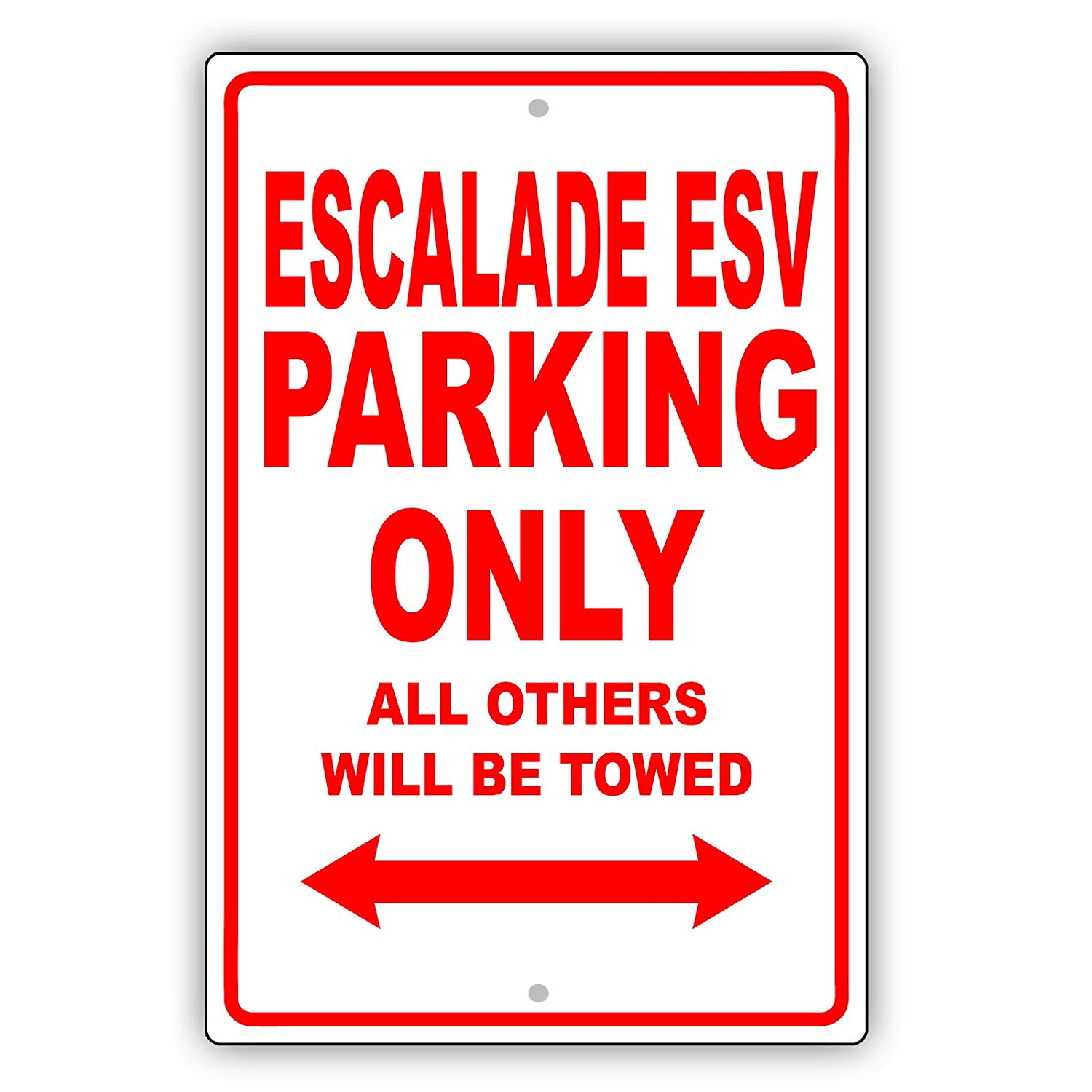 CADILLAC ESCALADE ESV Parking Only All Others Will Be Towed Ridiculous ...