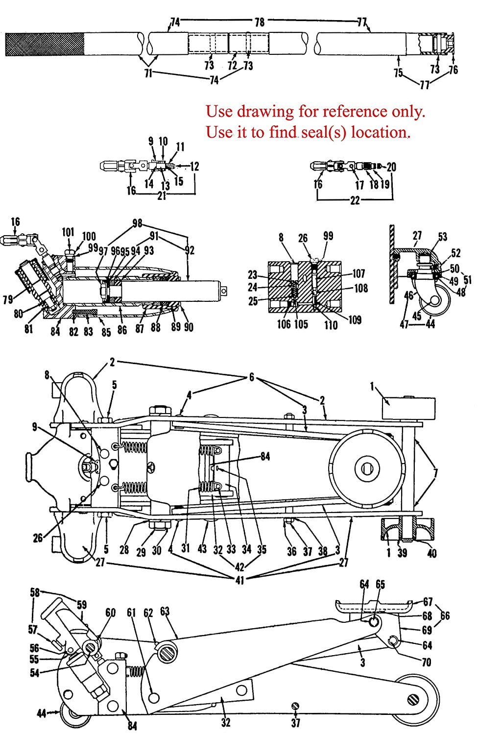Walker Floor Jack Parts Breakdown | Viewfloor.co