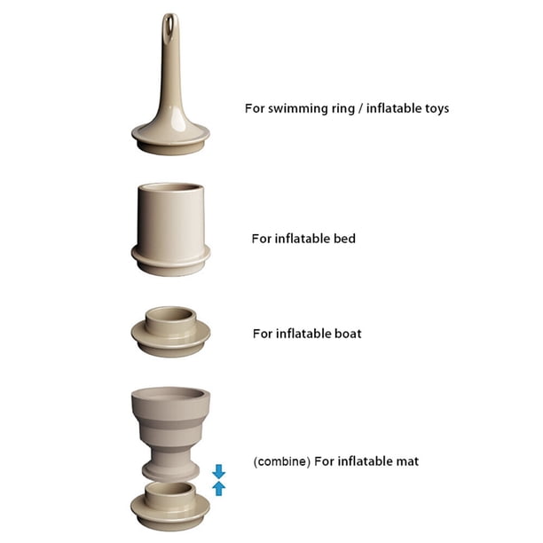 Electric inflator,4 Nozzles Inflatables Air Pump Inflatables Pad Water ...