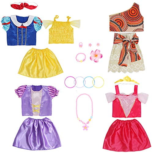 BiBiblack girls Princess costume Dress up Trunk for Kids Ages 3-6 Years ...