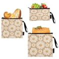 Set of 3 Reusable Storage Bags with Zipper , Food Storage & Bread ...