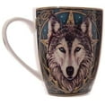 Pacific Giftware Wilde One Wolf 4" New Bone China Porcelain Coffee Mug ...