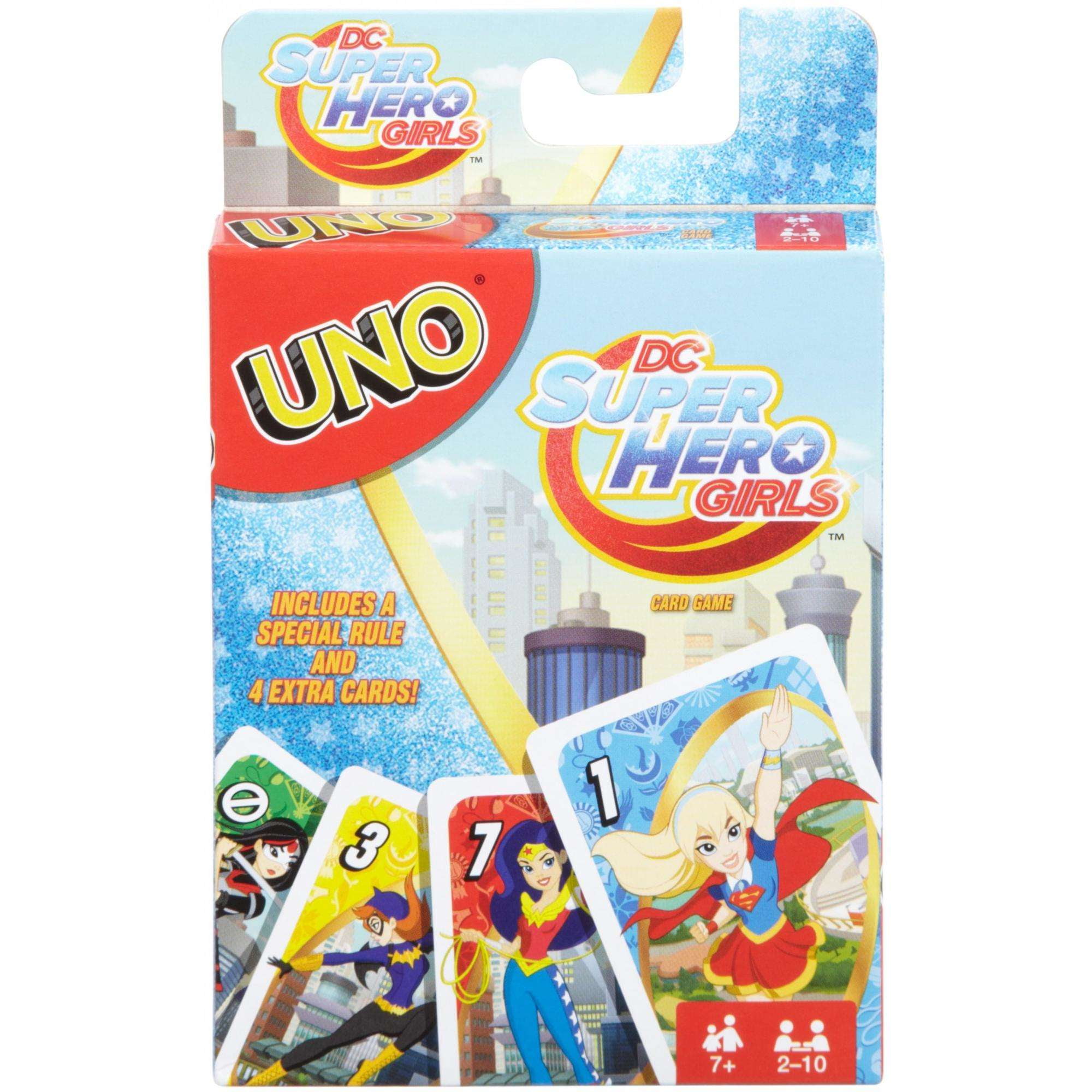 UNO DC Super Hero Girls Card Game - Walmart.com