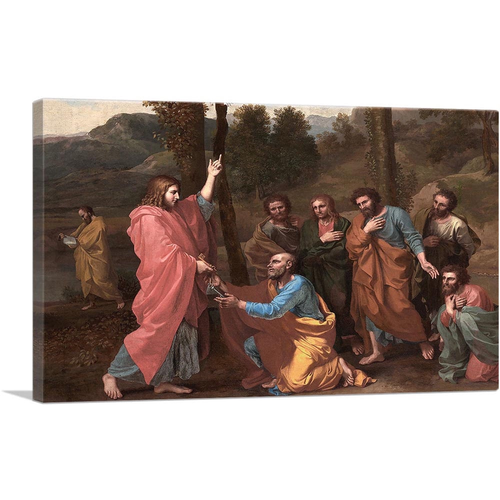 ARTCANVAS The Sacrament Of Ordination 1636 Canvas Art Print by Nicolas ...