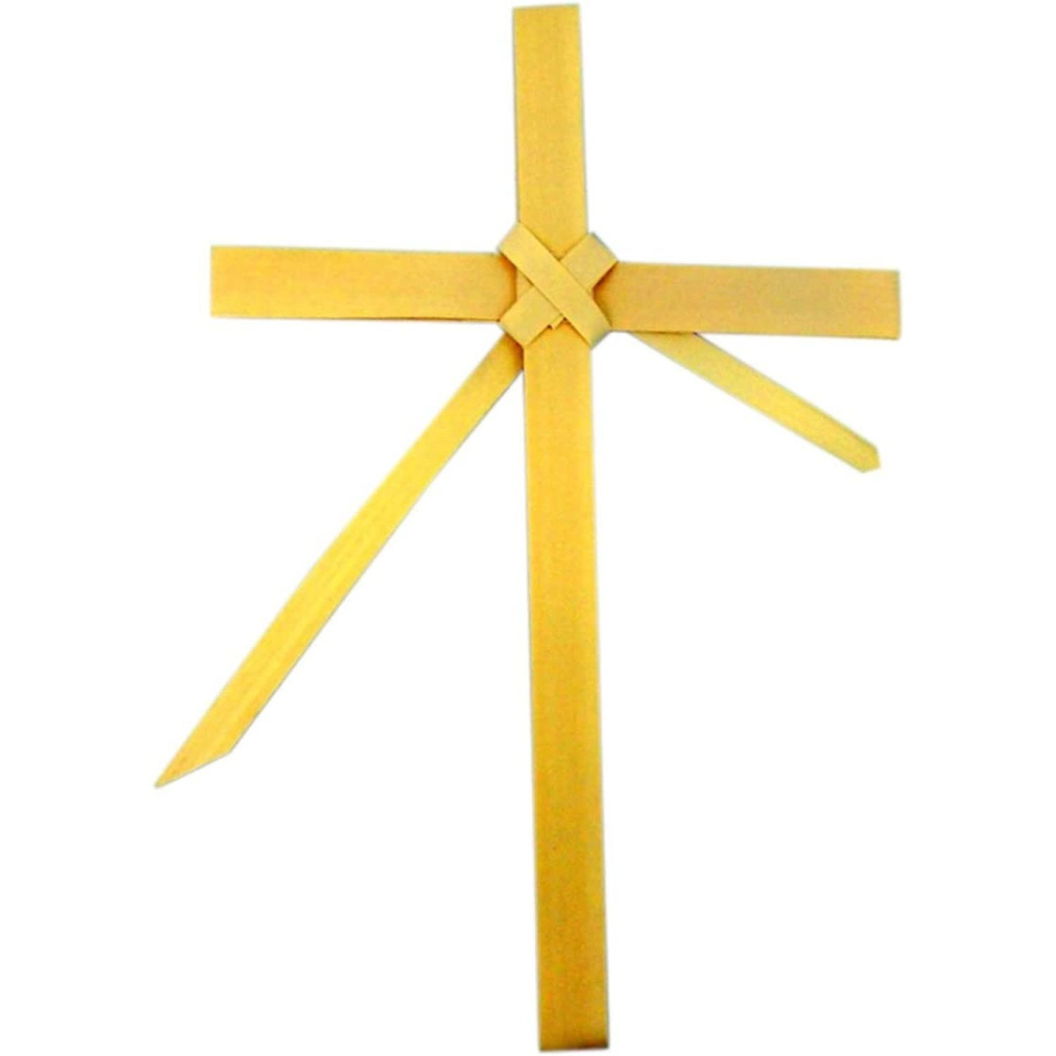 Palm Sunday Palm Leaf Cross with Center Frond, 8 1/2 Inch, Pack of 50 ...