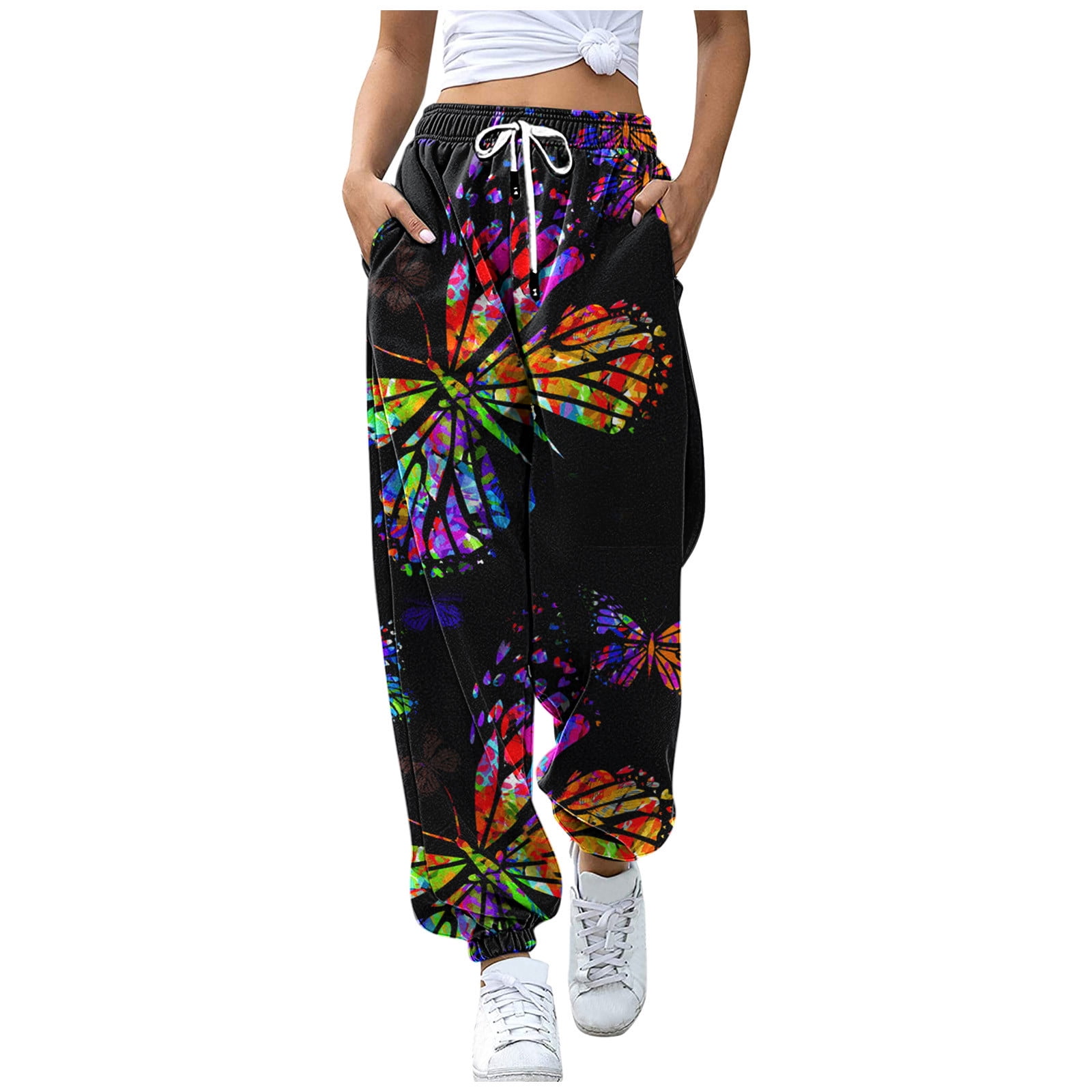 Click here for Luogenli Female Casual Pants Womens Animal Print B... prices