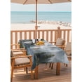 54x80 Inch Outdoor Tablecloth with Umbrella Hole Zipper Rectangle Misty ...