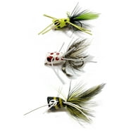 Betts 909-8-1 Trim Gim Popper Size 8 White Fishing Packaged Fly/Popper ...