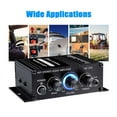 AK270 400W 12V Hifi Power Amplifier Stereo Home Car BASS Amp Music ...
