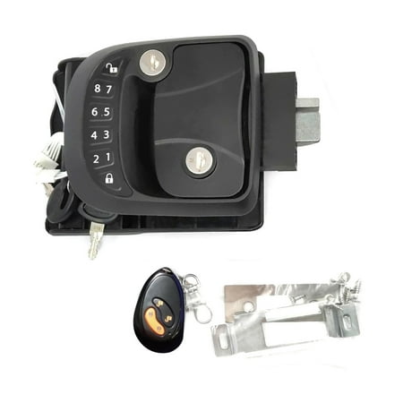 RV Door Lock Keyless Entry Door Lock 65ft Remote AntiTheft Lock with ...