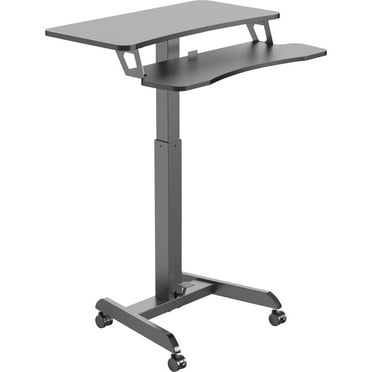 Lorell, LLR60268, Mobile Machine Stand with Shelf, 1 Each, Mahogany ...