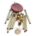 "33"" Wind Chimes Large Tone Resonant Bell 10 Tubes 5 Bells Chapel ...
