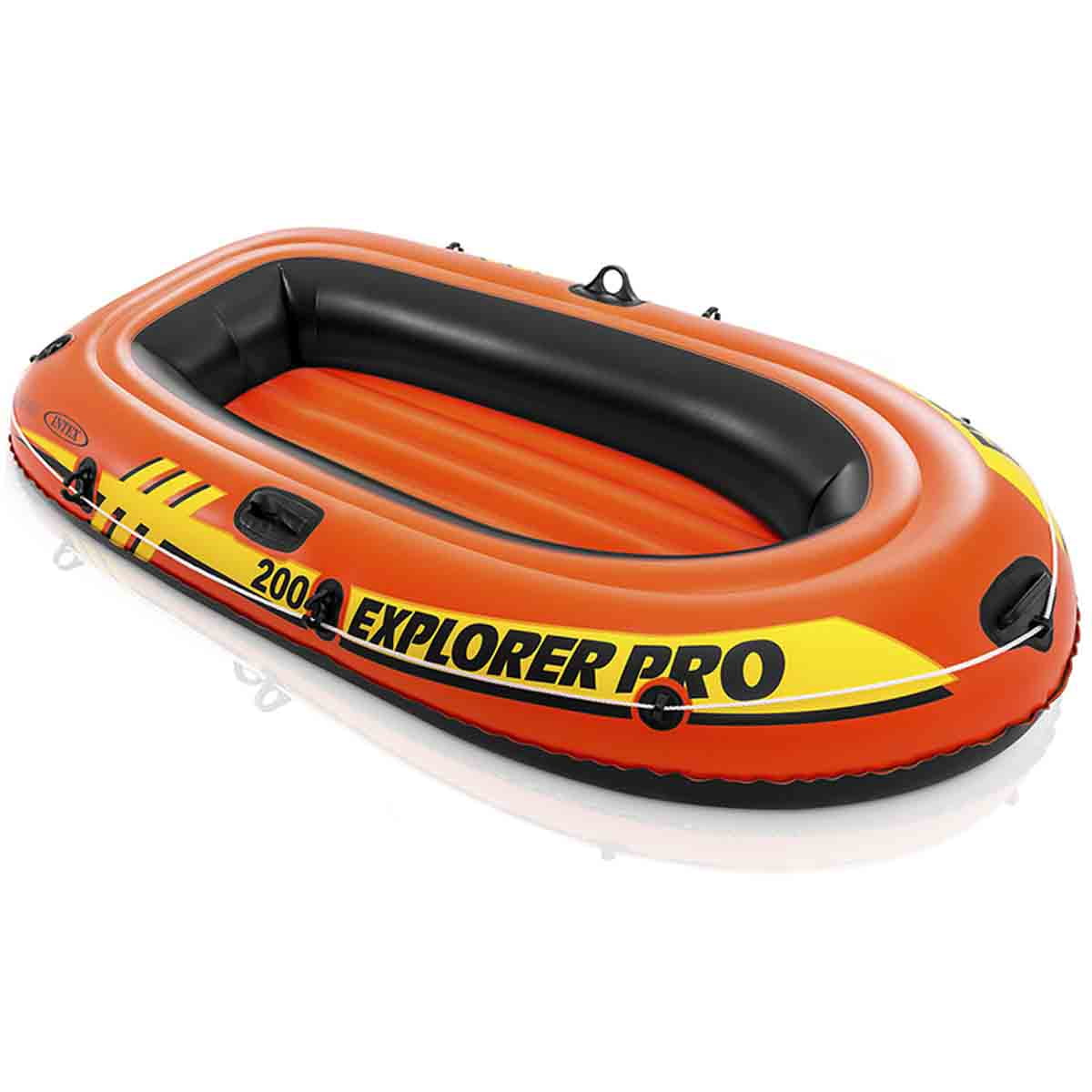 Lancha Bote Canoa Inflable ExplorerPro200 Adultos Niño Intex 58356NP ...