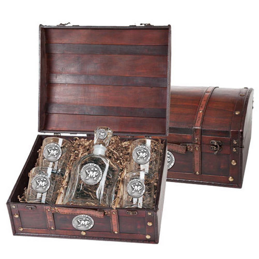 University of Maryland Terps Decanter Set Whiskey Bottle and Glasses ...