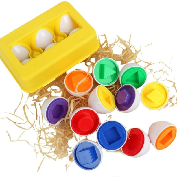 Baohd Matching Egg Set Matching Eggs Educational Toys Colour Shape ...