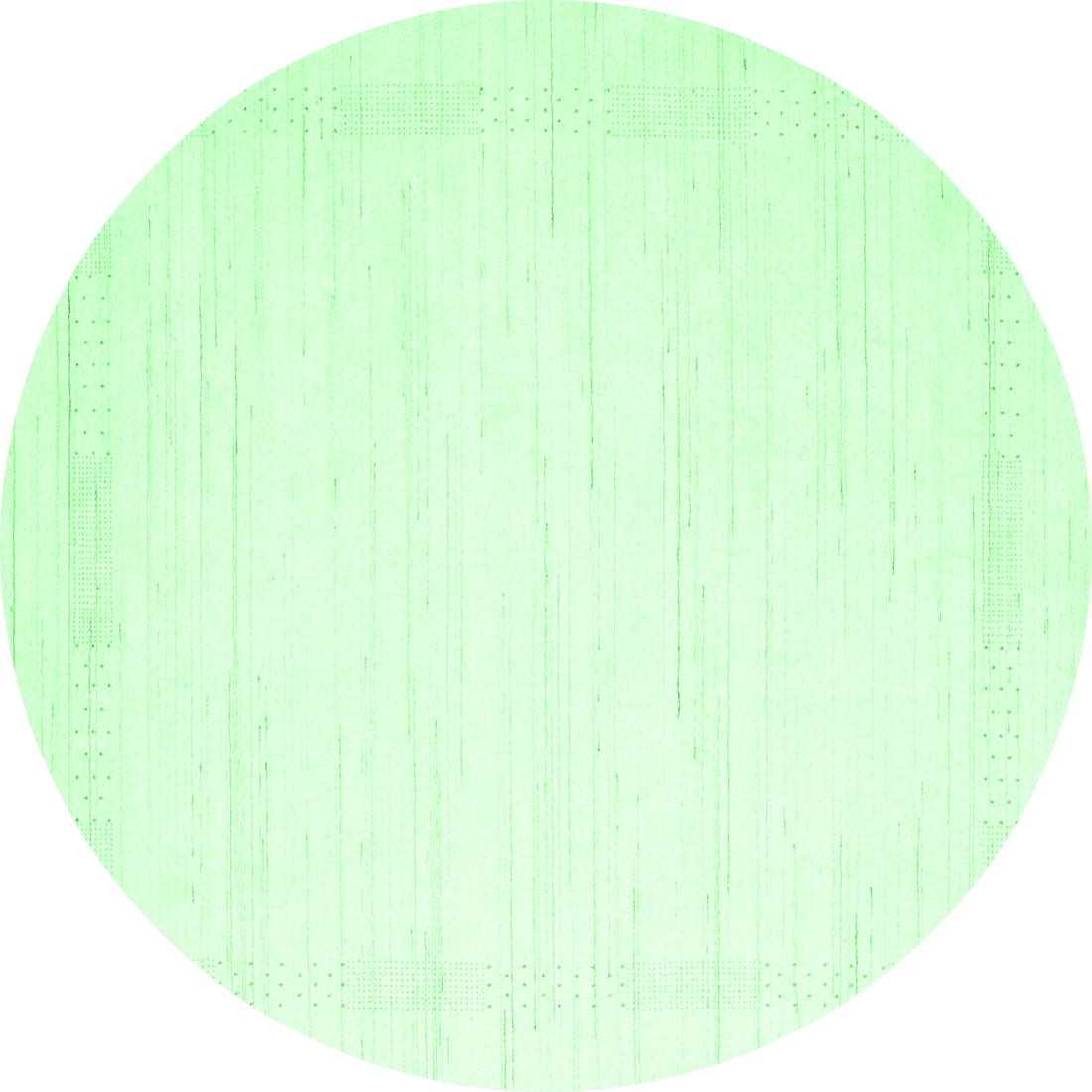 Ahgly Company Indoor Round Solid Emerald Green Modern Area Rugs, 4 ...