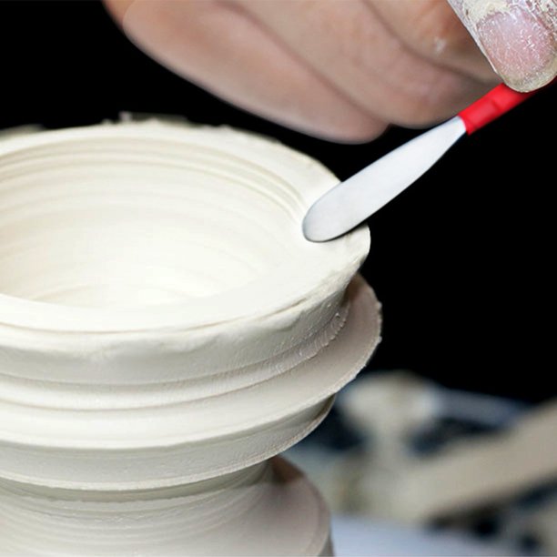 MYG 3pcs Art Sculptures Clay Tools Double Heads Steel Pottery Clay ...