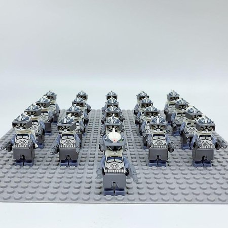 21pcs Star Wars Figures Clone Troopers With Battle Armour Clone Soldier ...