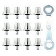 12Pcs Universals Aluminum Football Shoe Replacement Soccer Cleats ...