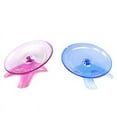 (Blue) Running Disc Flying Saucer Exercise Wheel Toy for Mice Dwarf ...