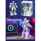 Jelly Comb RC Robot Toy, Programmable with Gesture Sensing & Remote Control, Ideal for 6-10 Year ...