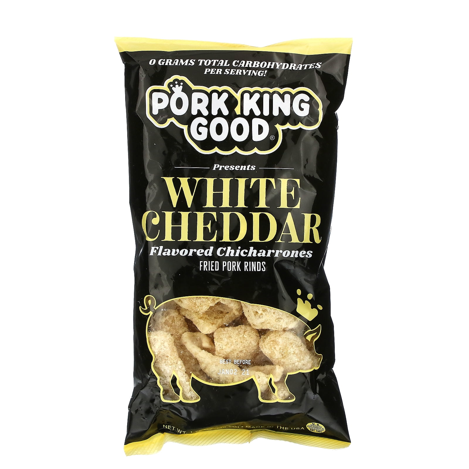 Click here for Pork King Good  Flavored Chicharrones  White Chedd... prices