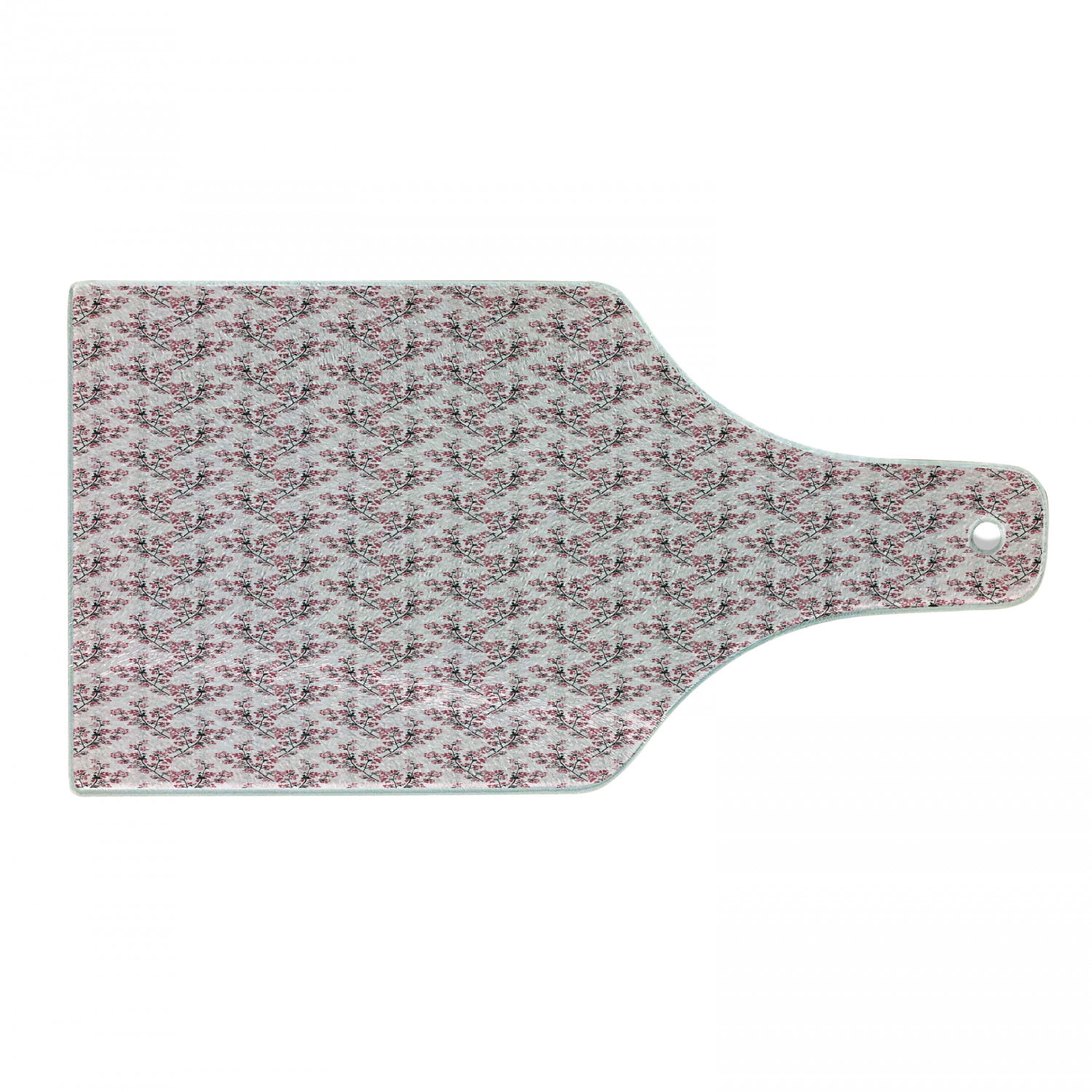 Japanese Cutting Board, Hand Drawn Blossoming Sakura Branches Cherry ...