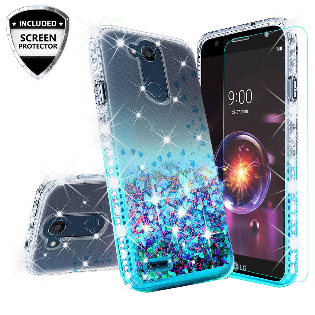 LG X Power 3 / LG X5 2018 / LG X Charge 2 Case, Liquid Glitter Cute ...