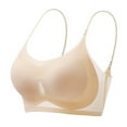 Bras for Women Full Coverage Ultra Thin Silk Beautiful Back Seamless ...