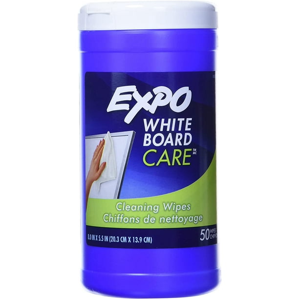 EXPO Cleaner Whiteboard, Wipes for Dry Erase Boards in Pop-Up Dispenser ...