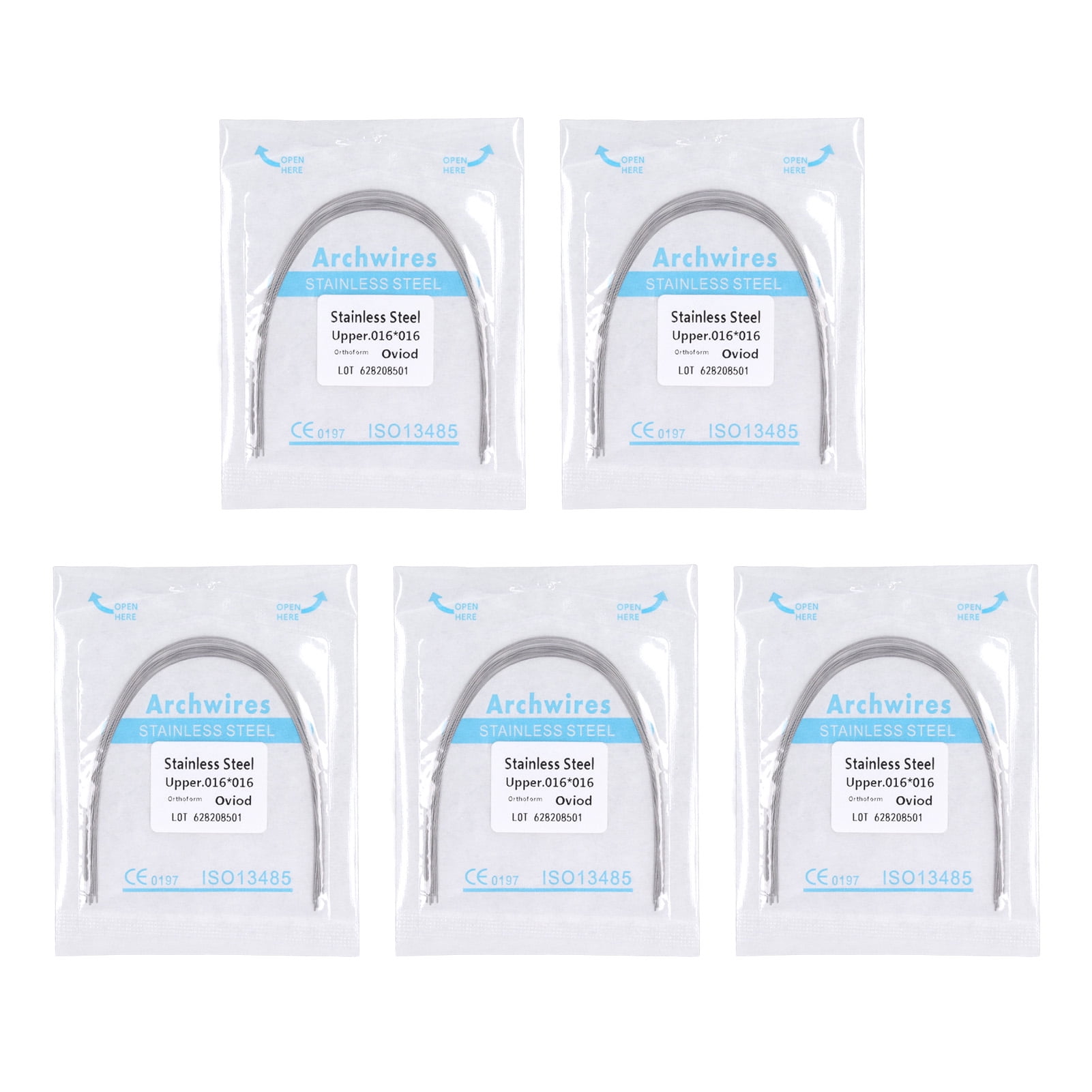 Alambre para arco dental, 50 piezas Arco de ortodoncia dental Alambre ...