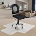 48" X 36" Carpet Chair Mat 1/8" w/Lip for Home Office Computer Floor ...