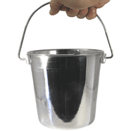 Bonka Bird Toys 800099 1 Quart Stainless Steel Pail Water Feed Bucket ...