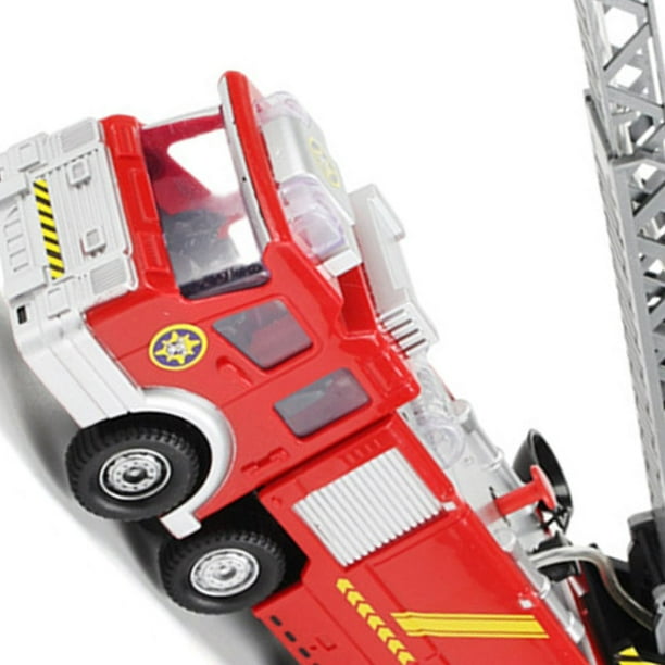 Children'S Simulation Firefighter Toy Jupiter Fire Truck Electric ...