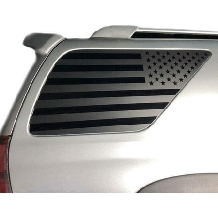 XPLORE Offroad - 4Runner | Precut American Flag Window Decals | Matte ...
