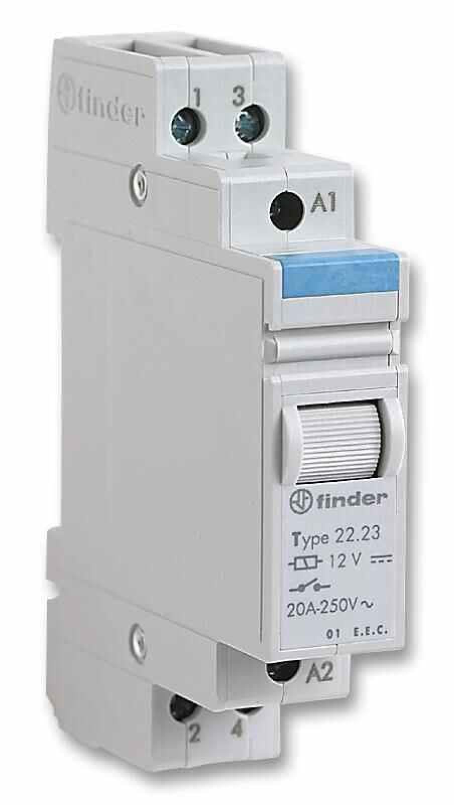 FINDER - Relay, Modular, 1NO + 1NC, 12V dc - Walmart.com