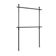 Free Shipping! Prince Hanger, Black One-Touch Adjustable 2Tier Hanger ...