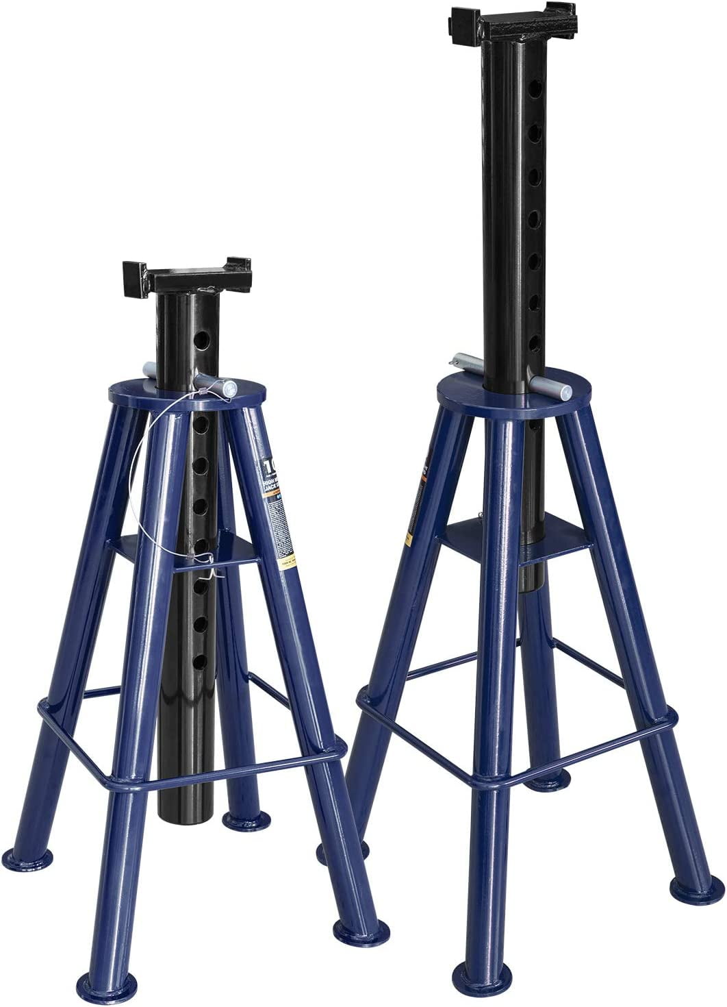 TCE Torin Heavy Duty Steel Jack Stands with Locking Support Pins: High ...