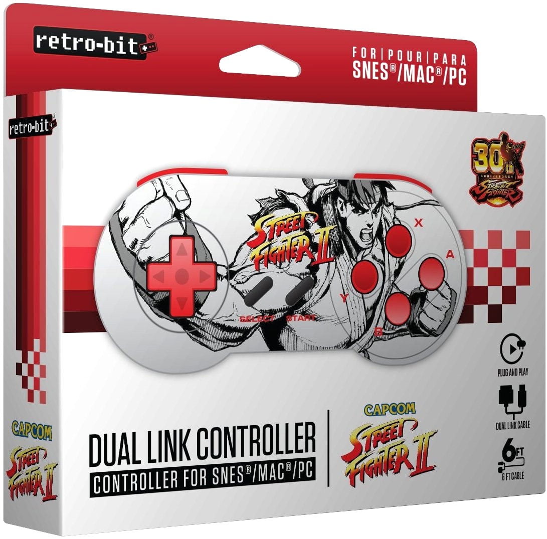 PC USB SNES Style Controller - Street Fighter - Walmart.com