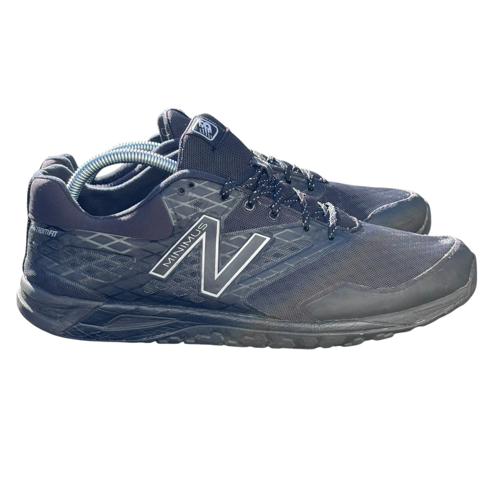 New Balance Minimus 12 Fantom Fit Barefoot Sneakers Mens 11 Black Round ...