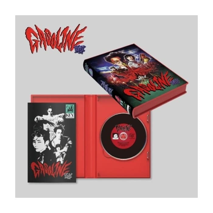 Buy SHINEE KEY Gasoline 2nd Album VHS Version CD+Poster+Folding Poster ...