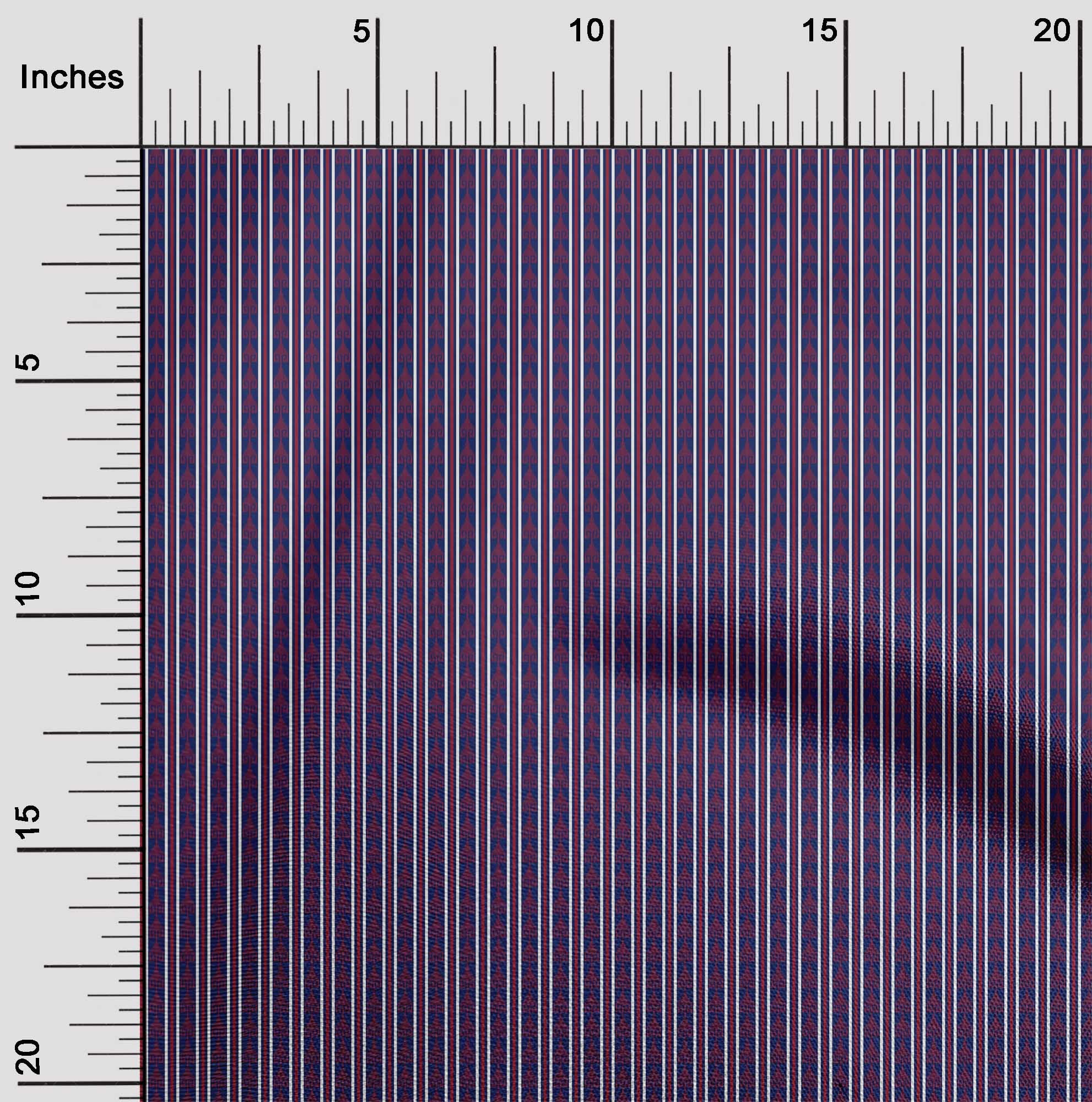 oneOone Cotton Flex Fabric Stripe & Swirl Ikat Print Fabric By Yard 40 ...