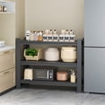 Heavy-Duty Adjustable Floor-to-Ceiling Kitchen Storage Cabinet with ...