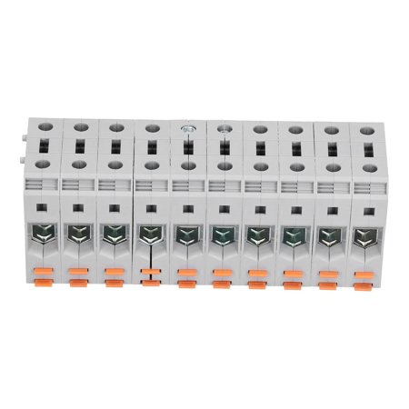 Terminal Block, 1000V 50mm² Rail Terminals Combination 150A 10Pcs For ...