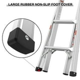iRerts Telescoping Ladder, 17ft Aluminum Lightweight Extension Ladder ...