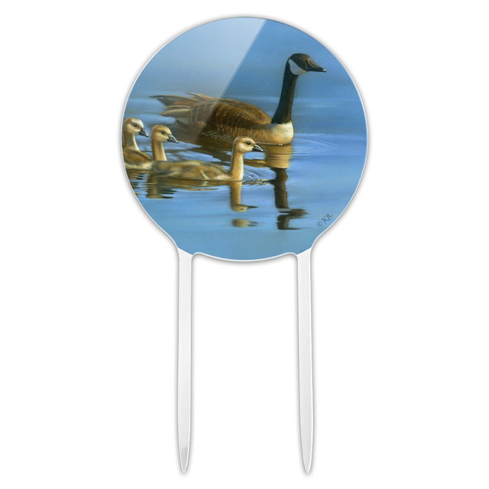 Acrylic Canada Canadian Geese Family Cake Topper Party Decoration for ...