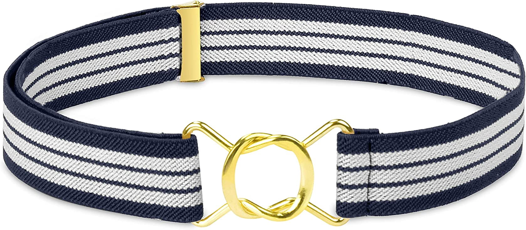 Hold’em Belts for Boys Brass Twisted Toddler Stretch Elastic Buckle ...