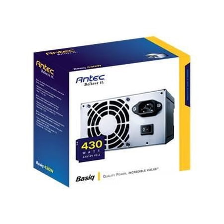 Antec Basiq BP430 - Power supply (internal) - ATX12V 2.2 - AC 100-240 V ...