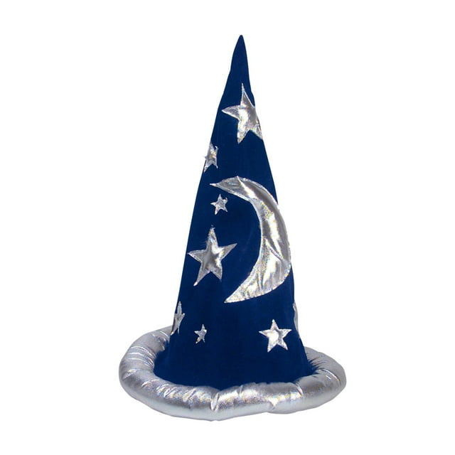Merlin Blue Wizard Hat One Size Fits Most - Walmart.com